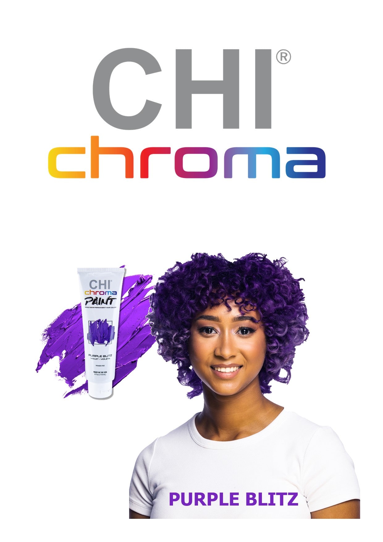 CHI CHROMA PAINT - PURPLE BLITZ - 114 ML – Ulset AS